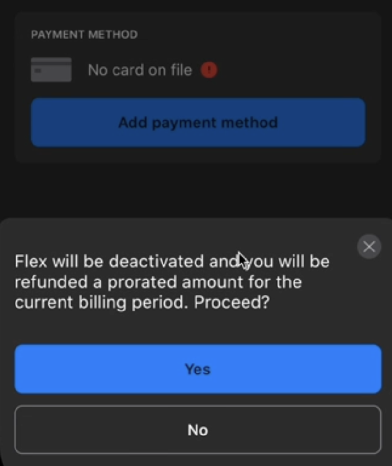 Managing Your Flex Subscription